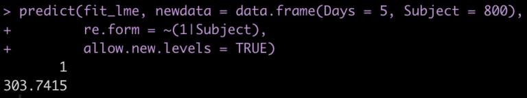 Making predictions from a mixed model using R | Patrick Ward, PhD